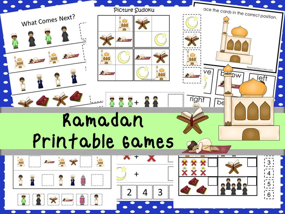 30 Ramadan Games Download. Games and Activities in PDF Files. - Etsy