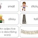 11 Adjectives Beginning Stages Quick Reference Flashcards. Daycare-1st ...