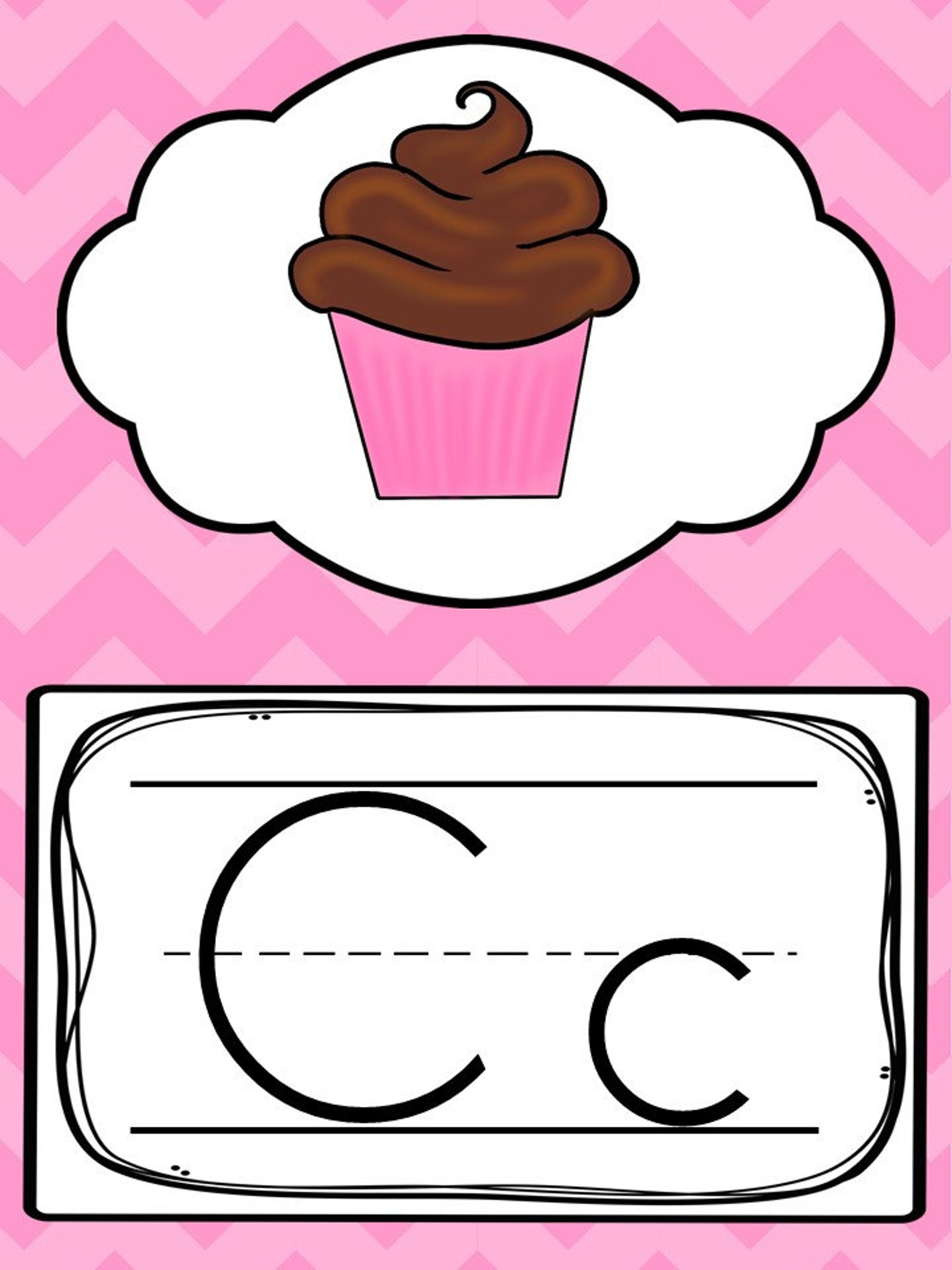 26 Printable Chevron Themed Alphabet Posters. 8x10 - Etsy