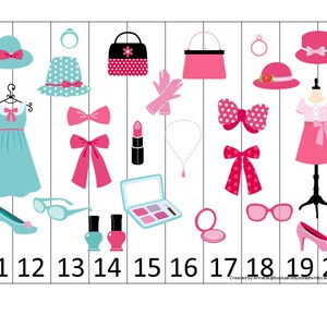 30 Glamour Girls Games Download. Games and Activities in PDF Files. - Etsy