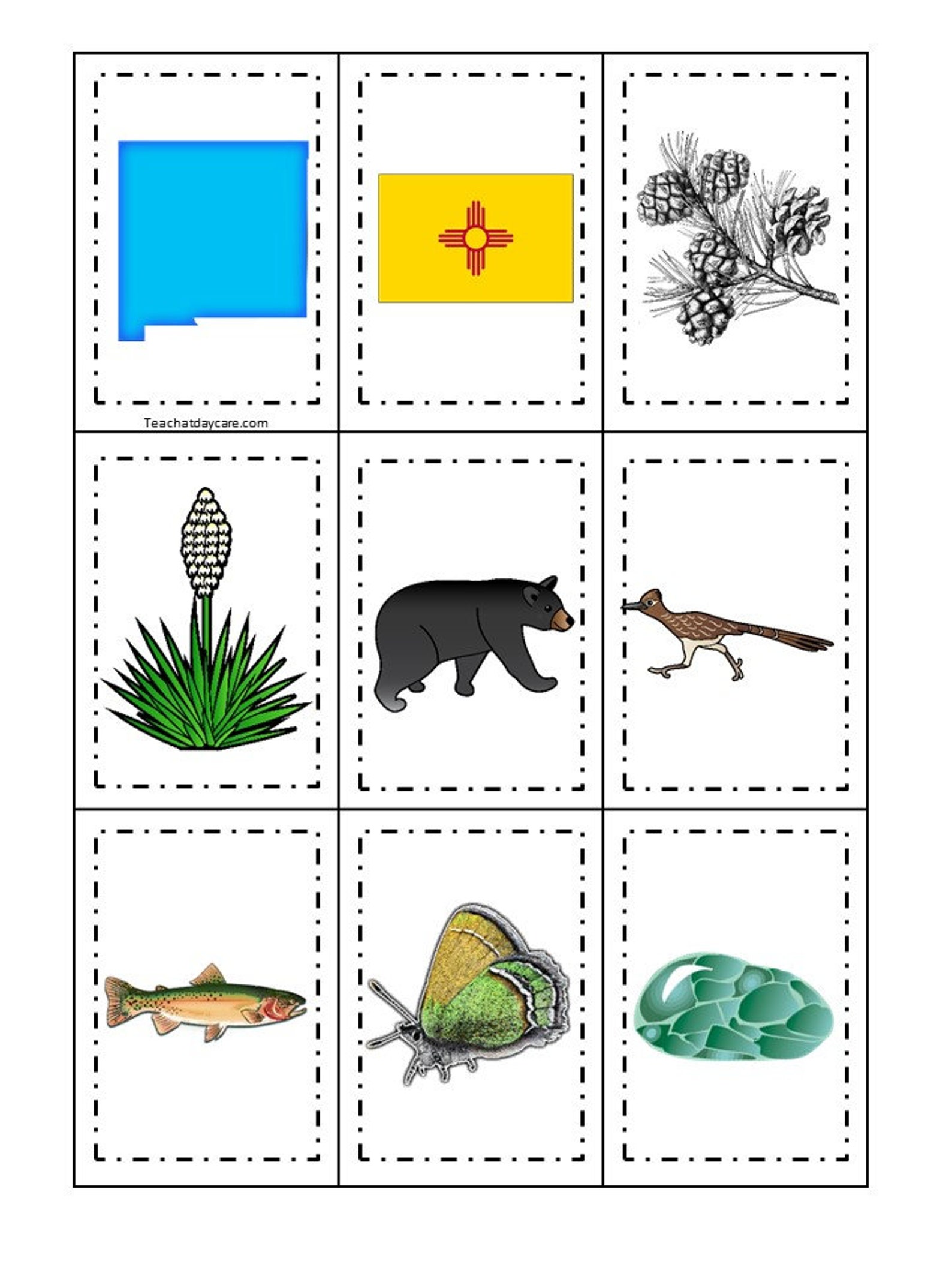 30 New Mexico State Symbols Themed Learning Games Download. | Etsy