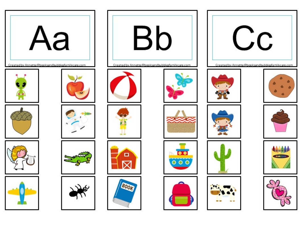 Alphabet Phonics Beginning Sounds Sort. Preschool and Kindergarten ...