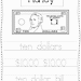 10 Printable Money Tracing Worksheets. Kdg.-2nd Grade Math. - Etsy