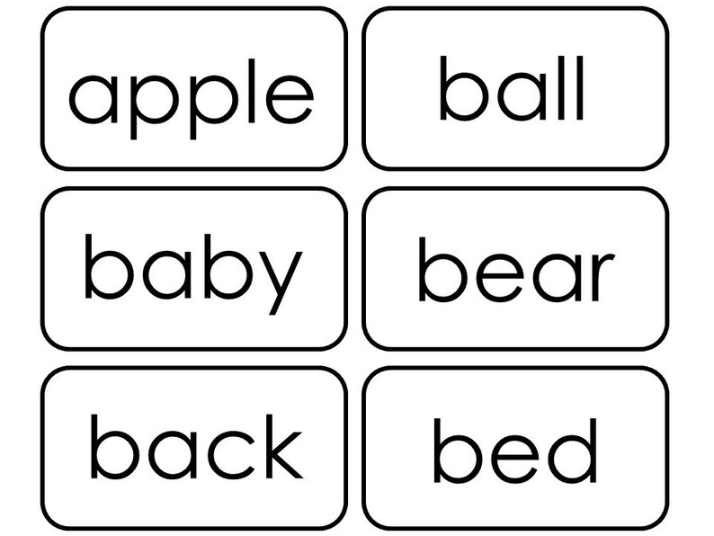 The Entire Dolch Set. Pre-primer Through 3rd Grade and 95 - Etsy Canada