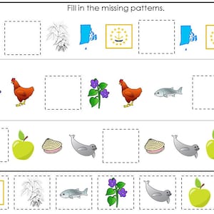 30 Rhode Island State Symbols Themed Learning Games Download. ZIP File ...