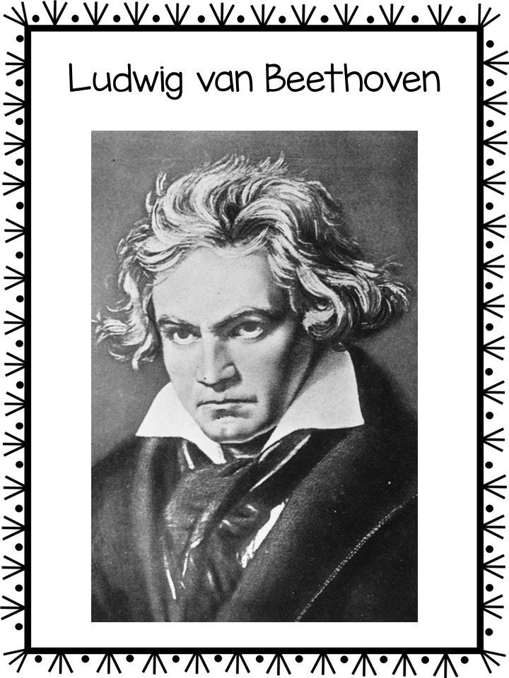 Ludwig Van Beethoven Great Composer Unit. Music Appreciation. | Etsy
