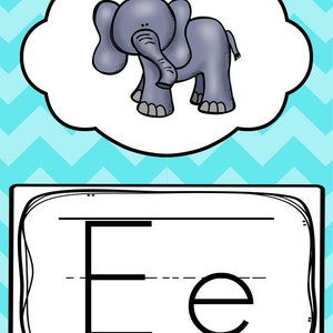 26 Printable Chevron Themed Alphabet Posters. 8x10 - Etsy