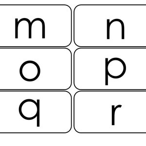 26 Printable Lowercase Alphabet Flashcards. Preschool-kindergarten ...