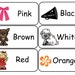 20 Printable Colors Flashcards. Preschool-3rd Grade Educational ...