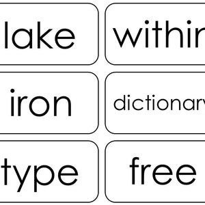 100 Printable Fry's Seventh Hundred Sight Word Flashcards. 4th-5th ...