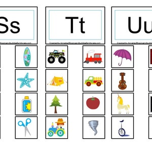 Alphabet Phonics Beginning Sounds Sort. Preschool and Kindergarten ...
