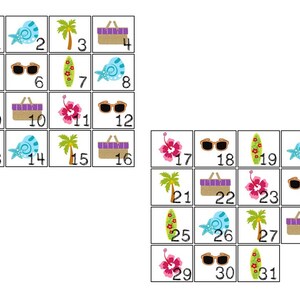 Beach Themed Printable Classroom Accessories and Decor Bulletin Board ...