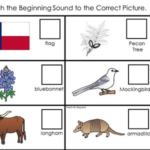 30 Texas State Symbols Themed Learning Games Download. ZIP File ...