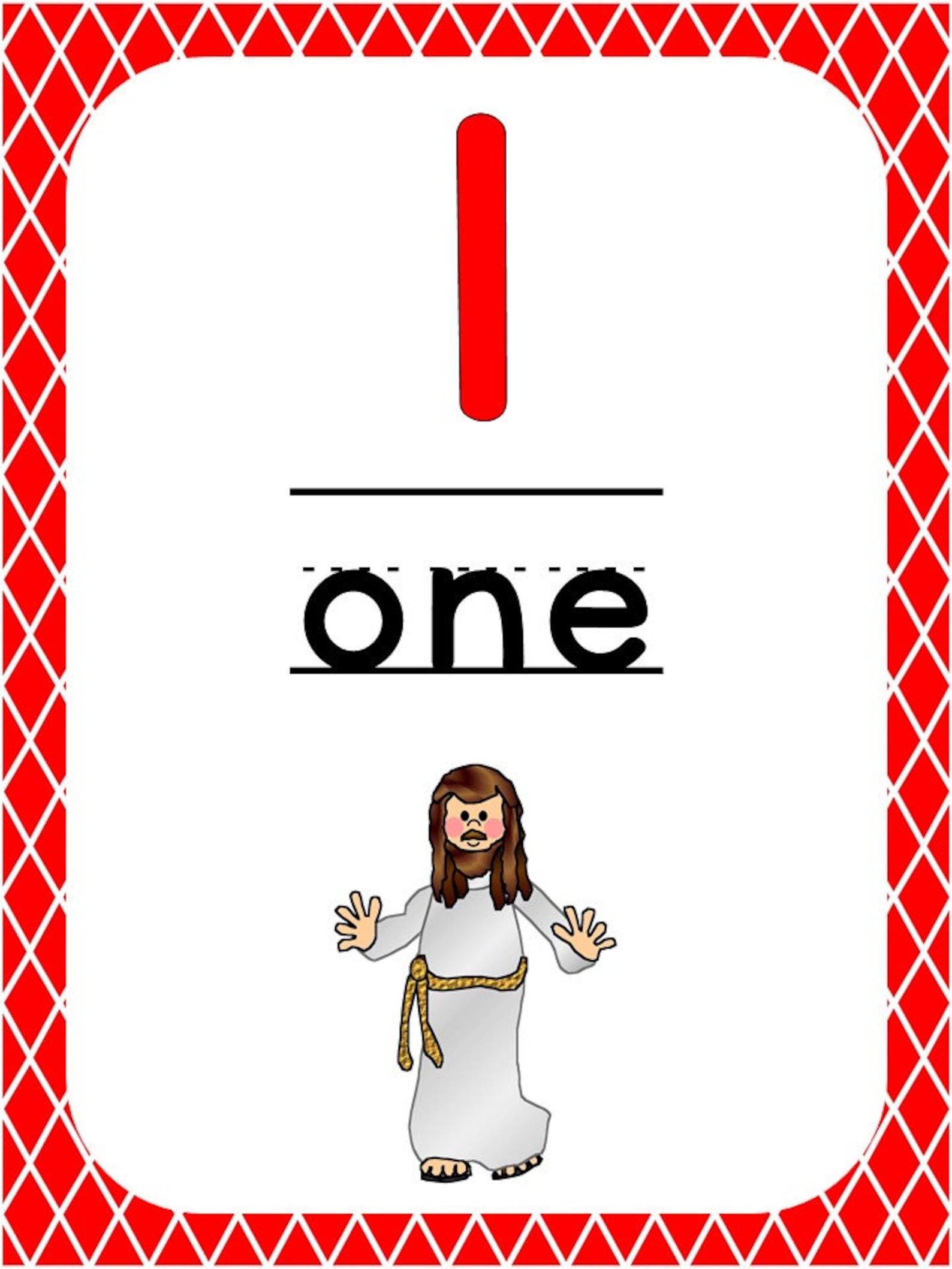 20 Printable Bible Number Posters. Preschool-kindergarten - Etsy Canada