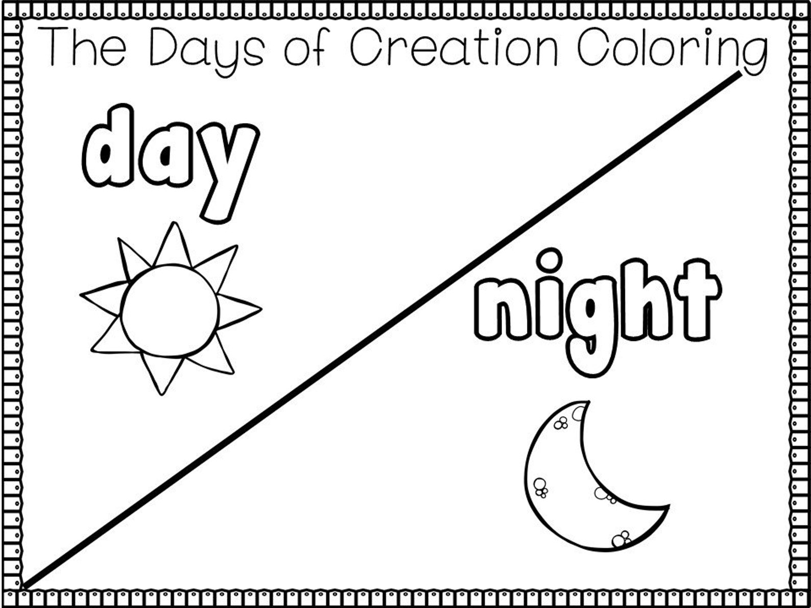 Genesis 1-2:3 Days of Creation Memory Verse Tracing and - Etsy