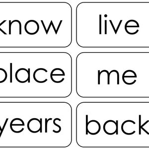 100 Printable Fry's Second Hundred Sight Word Flashcards. 1st-2nd Grade ...