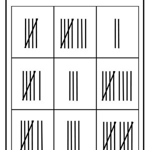 9 Printable Build It Numbers Work Mats. Preschool-kindergarten Numbers ...