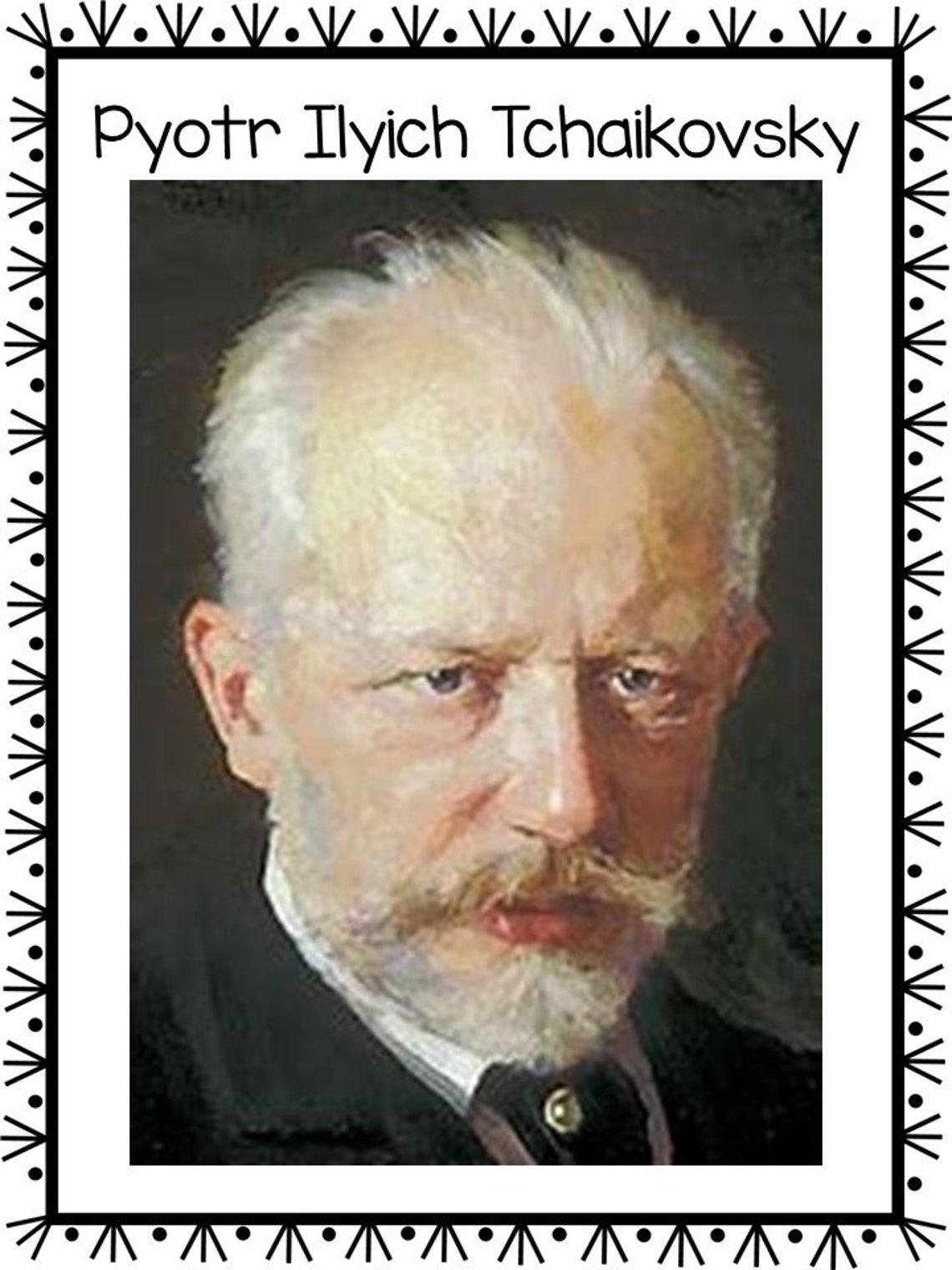 Pyotr Ilyich Tchaikovsky Great Composer Unit. Music | Etsy