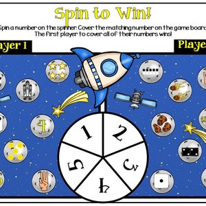 10 Printable Space Themed Kindergarten Math Center Games and Activities ...