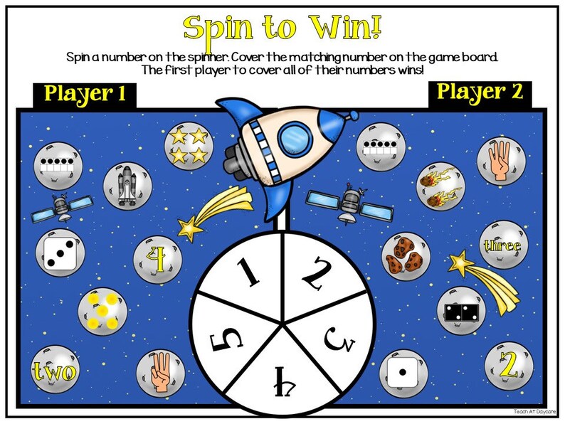 10 Printable Space Themed Kindergarten Math Center Games and Activities ...