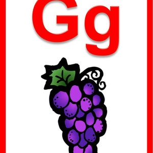 26 Printable Alphabet Posters. Class Bulletin Board Set. 8x10 - Etsy