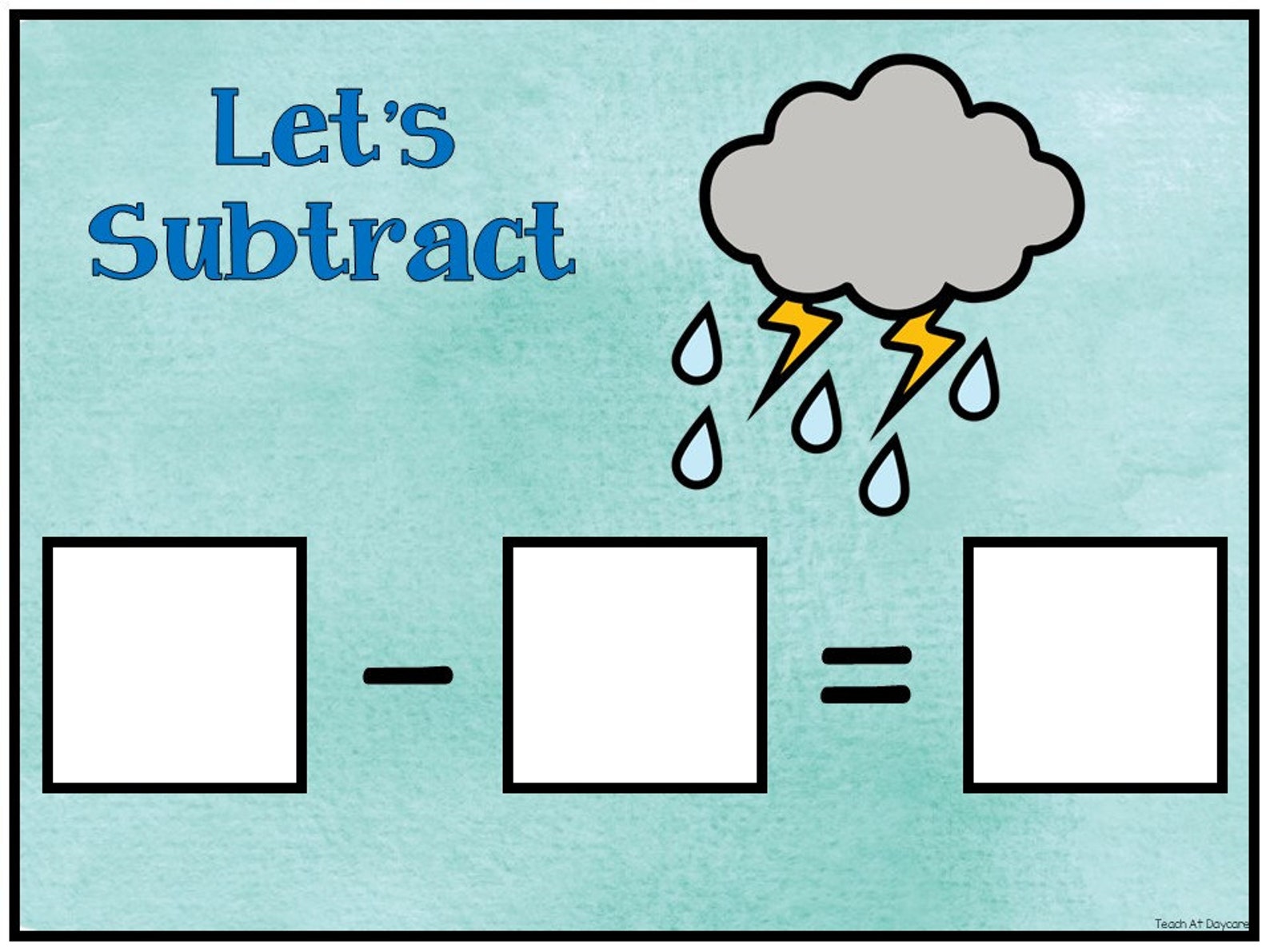 10 Printable Weather Themed Kindergarten Math Center Games and ...