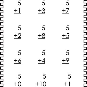 286 Addition and Subtraction Worksheets Download. Preschool ...