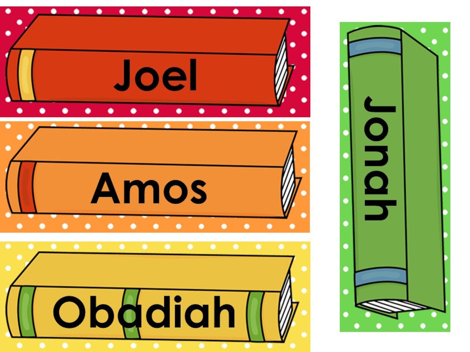 Printable Bible Book of the Week Classroom Bulletin Board Set ...