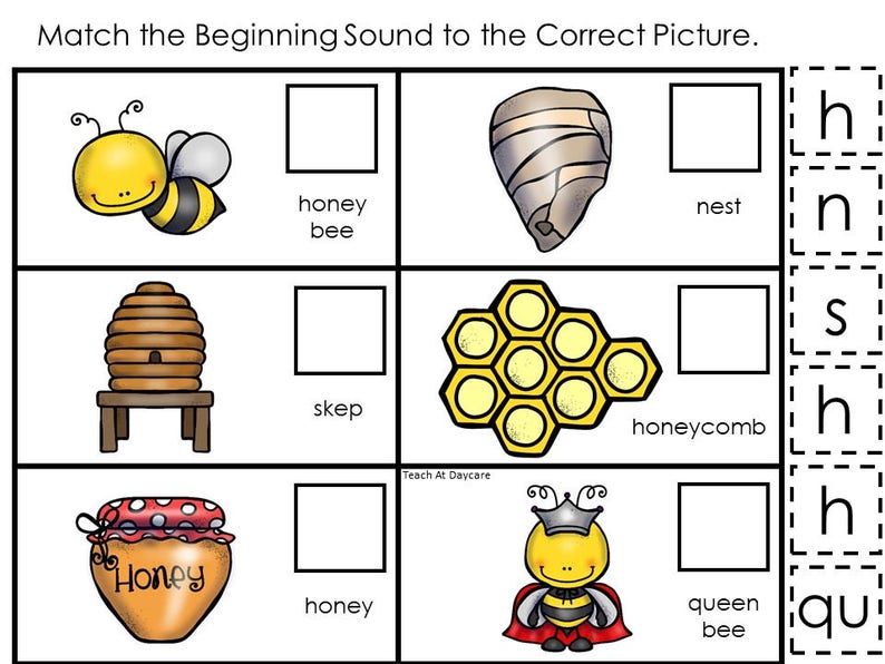 30 Honey Bee Preschool Learning Games Download. Games and - Etsy