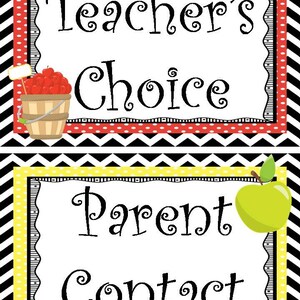 8 Printable Apple Theme Behavior Clip Chart Cards. Classroom Behavior ...