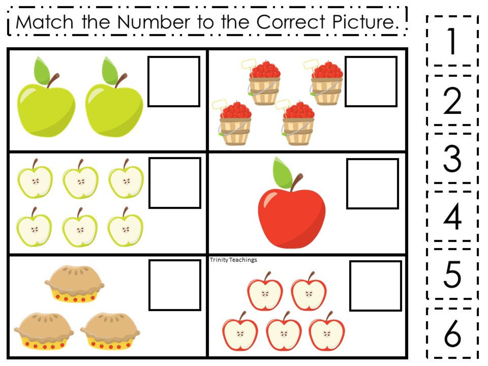 30 Apple Orchard Preschool Educational Learning Games | Etsy