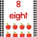 20 Printable Apple Themed Numbers Posters. Numbers 1-20. Classroom Wall ...
