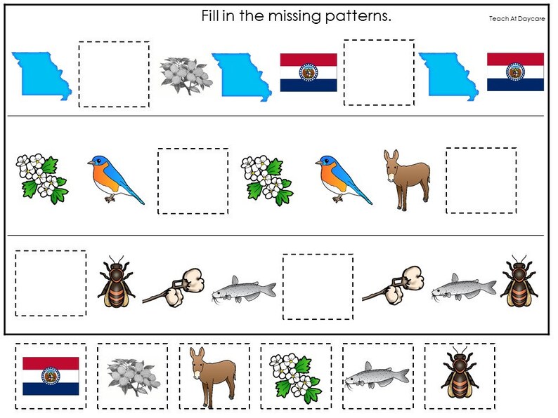 Missouri State Symbols Learning Games (PDF Download) - Etsy