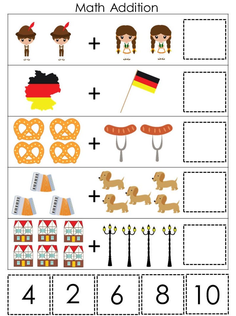 30 Printable Germany Preschool Learning Games Download. Games - Etsy