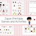 30 Japan Games Download. Games and Activities in PDF Files. - Etsy