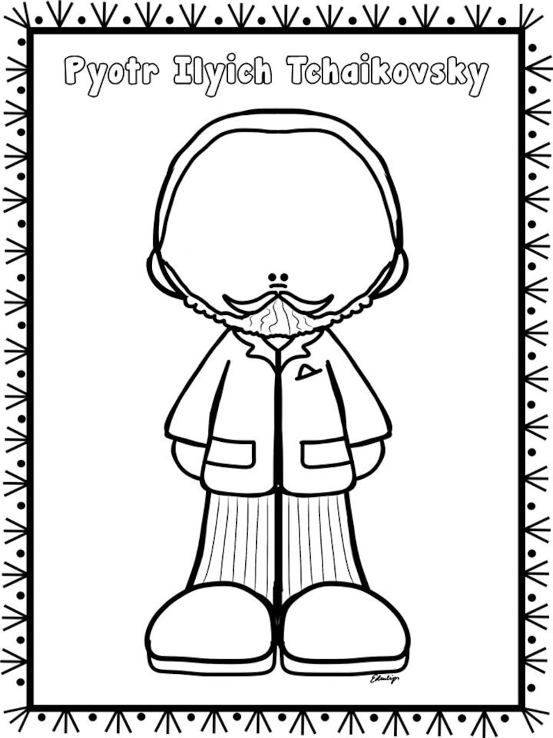 Pyotr Ilyich Tchaikovsky Great Composer Unit. Music - Etsy