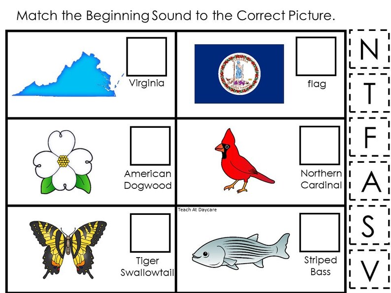 30 Virginia State Symbols Themed Learning Games Download. ZIP - Etsy