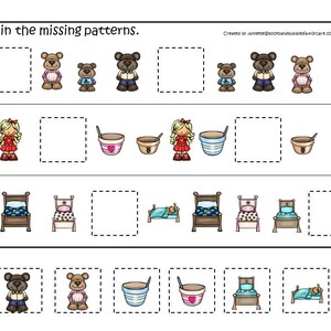 30 Goldilocks and the 3 Bears Games Download. Games and Activities in ...