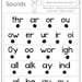 10 Say the Sounds Printable Worksheets. Preschool-3rd Grade Phonics ...