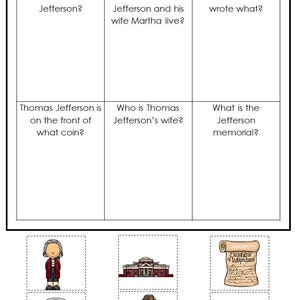30 Thomas Jefferson Games Download. Games and Activities in PDF Files ...