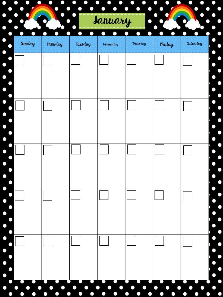 Printable Ribbon and Rainbows Planner. Homeschool Lesson | Etsy