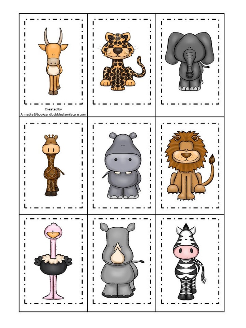 30 African Animals Games Download. Games and Activities in PDF - Etsy