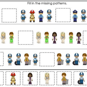 30 Community Helpers Preschool Games and Activities Download. Printable ...