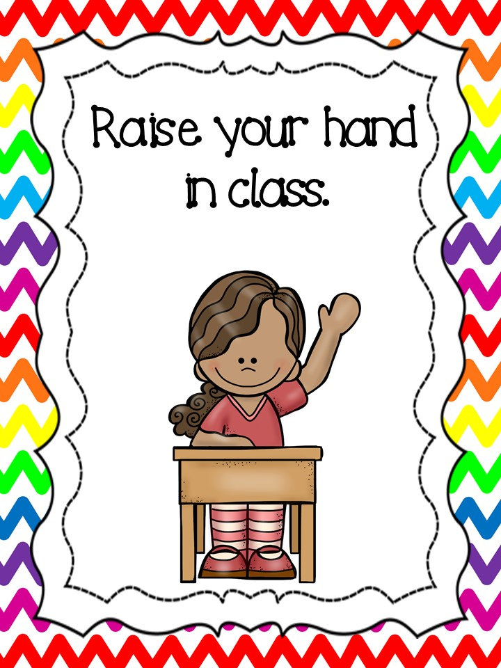 8 Printable Manners Posters. Full Page Classroom Wall Charts. - Etsy