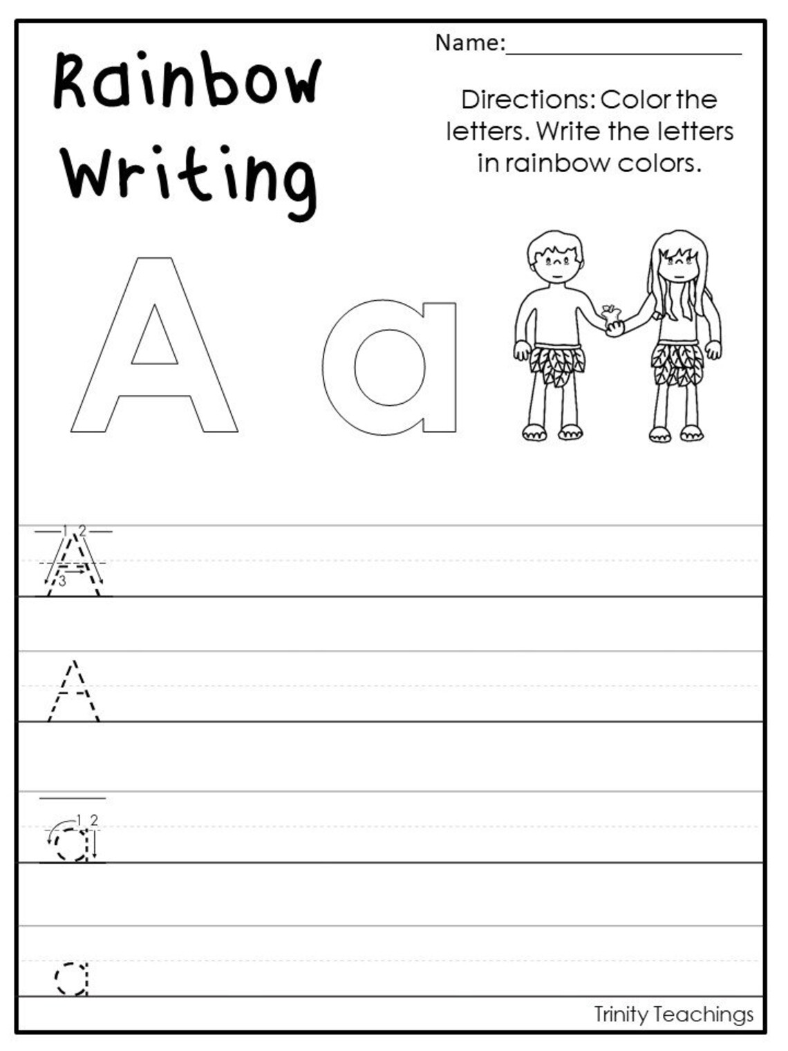 Bible Letter of the Week Curriculum. Letters A-Z Worksheets and ...
