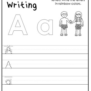 Bible Letter of the Week Curriculum. Letters A-Z Worksheets and ...