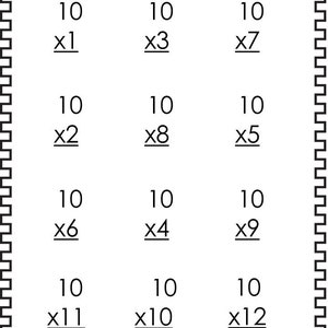 24 Printable Multiplication Worksheets. Numbers 1-12. 1st-4th Grade ...