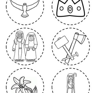 The Jesse Tree Printable Activities. Children's Bible Study. Advent ...