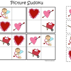 30 Printable Valentine's Day Preschool Learning Games Download. Games ...