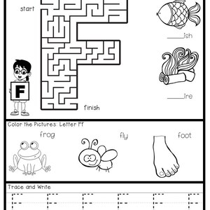 Uppercase Alphabet Maze Craze Worksheets. Preschool-kindergarten ...